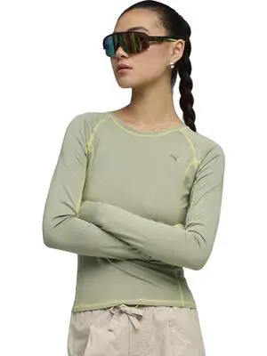 PUMA Yona Long Sleeve T-shirt - Green