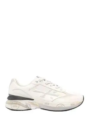 Premiata Logo-appliqué Sneakers - White