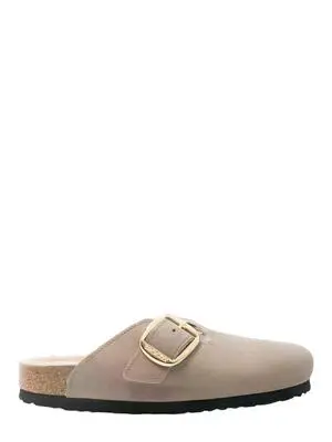 BIRKENSTOCK Boston Big Buckle Mules - Neutrals
