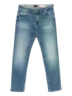 BOSS Faded Denim Jeans - Blue