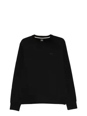 BOSS Logo-detail Sweatshirt - Black
