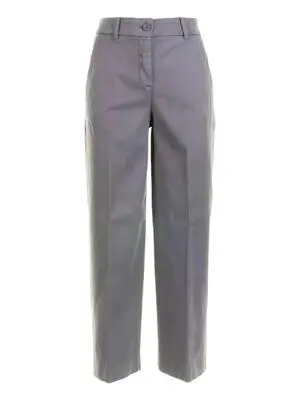 VIA MASINI 80 Buttoned Pants - Grey