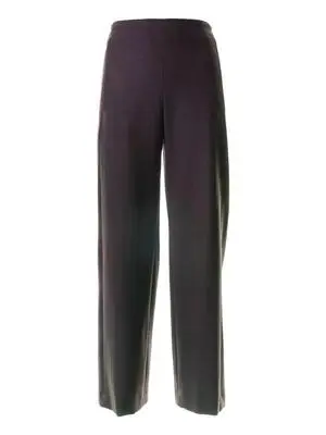 VIA MASINI 80 Side-pocket Straight-leg Pants - Purple