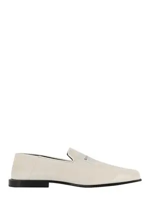 Givenchy Leather Label Loafers - Ivory