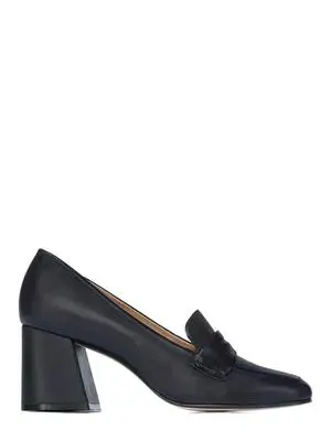 Bernardo 60mm Block-heel Leather Pumps - Black