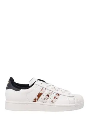 Adidas Originals By Alexander Wang Leather Superstar Ii Sneakers - Owhite