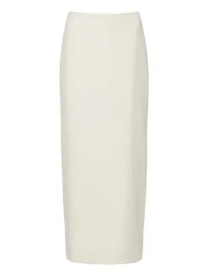 TOTEME Virgin Wool Maxi Skirt - White