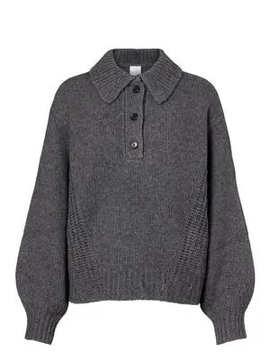 Bogner Jojo Yak Polo Sweater Grey