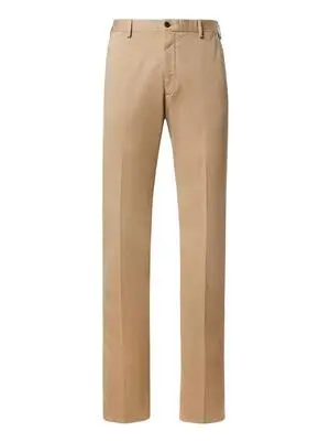 SLOWEAR Cotton Straight Pants - Beige