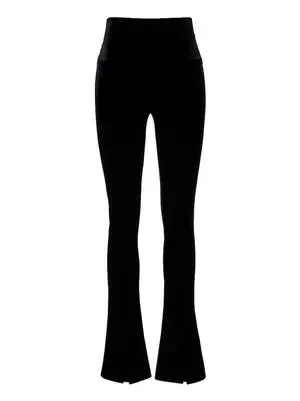 Norma Kamali Velvet Leggings - Black