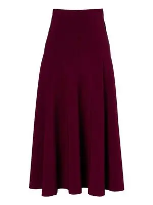 NORMA KAMALI High-Rise Midi Skirt