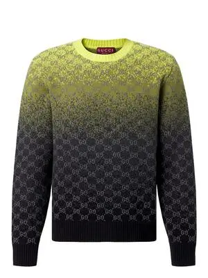 Gucci Gg Wool And Cashmere Sweater - Grey