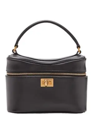 Balenciaga Rodeo Vanity Leather Bag - Black