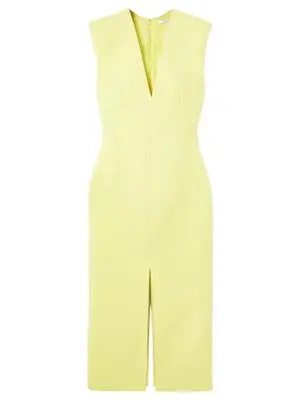 Givenchy Wool-blend Midi Dress - Yellow