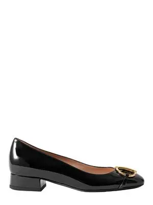 Gucci Horsebit-detailed Patent-leather Pumps - Black