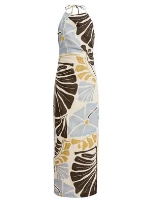 SIR. Lola Linen Maxi Dress - Multi