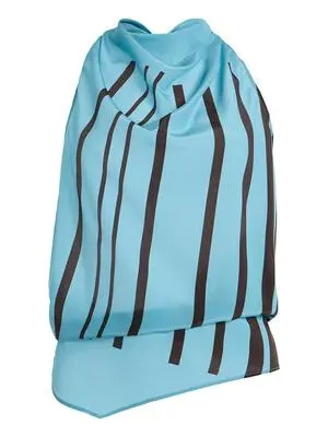 Sir The Label Rioja Crepe Scarf Top - Blue