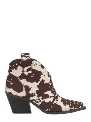Vince Camuto Zadie Cow-print Bootie - Cow Print