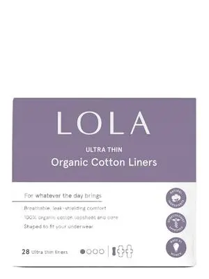 Lola Ultra Thin Organic Cotton Liners - One-color