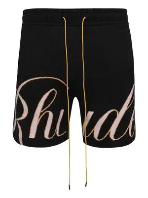 Rhude Knit Script Short - Black