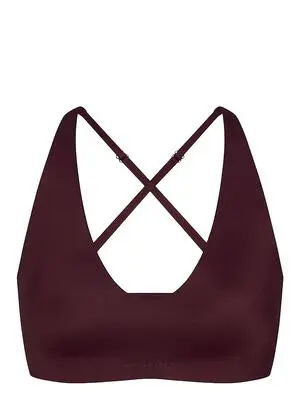 NIKESKIMS Shine V-neck Bra 'currant - Red