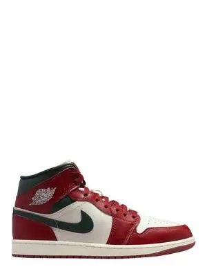 JORDAN 1 Mid Sneakers - Red