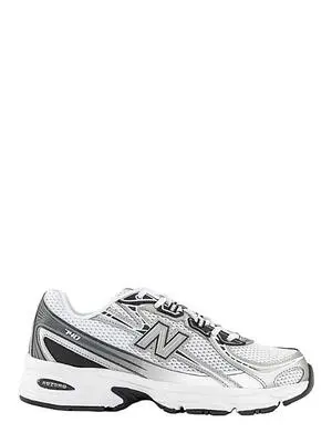 NEW BALANCE 740 V2 Mesh Trainers - White Black Silver Metal