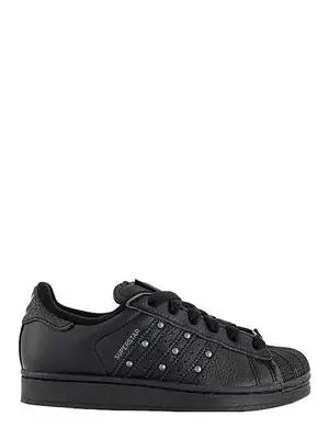 Adidas Superstar Ii Leather Trainers - Core Black Carbon Iron M