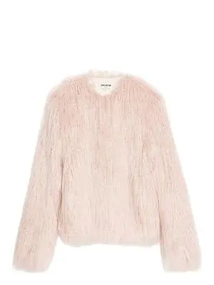 Zadig&Voltaire Freddie Single-breasted Faux-fur Coat - Bebe