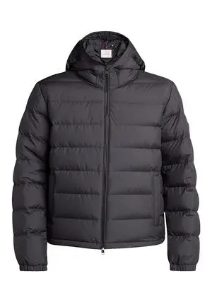 Moncler Quilted Down Hooded Jacket - Black