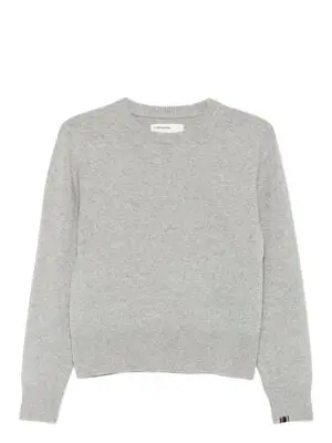 EXTREME CASHMERE X Crew-neck Fine-knit Sweater - Grey