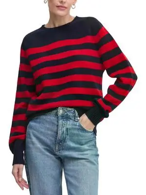 Barbour Striped Sweater - Blue