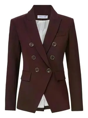 Veronica Beard Double-breasted Blazer - Red