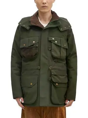 Barbour Pocket Hooded Jacket - Green
