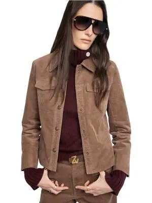 Zadig&Voltaire Liam Corduroy Jacket - Brown