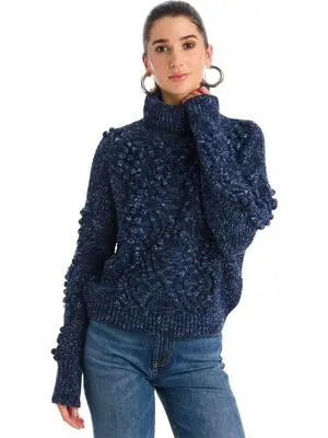 Allison Daphne Pullover Sweater - Navy