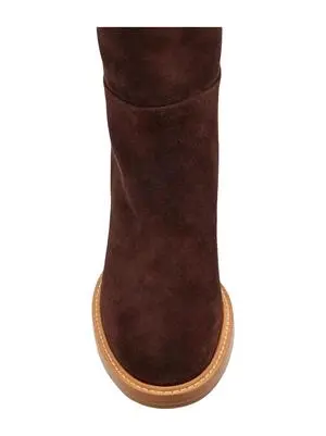 Gabriela Hearst Bocca Suede Knee-high Boots - Dark Choco