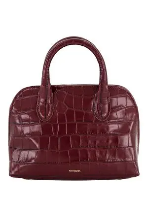VINCE Delphine Mini Croc-Effect Leather Handbag