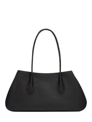 THE ROW THE ROW Alger Geometric Shoulder Bag Black