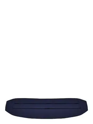 FERRAGAMO Silk Cummerbund - Blue