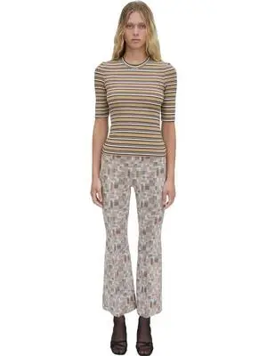 Rosetta Getty Ribbed Striped T-shirt - Stripe