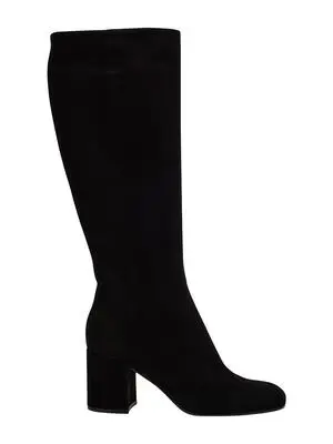 GIANVITO ROSSI Joelle Suede Knee High Boots - Black