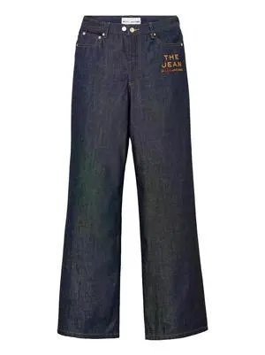 Marc Jacobs The Elisabeth Embroidered Jeans - Blue