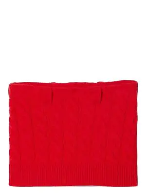 Miu Miu Wool Miniskirt - Red