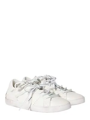Miu Miu Deco Leather Sneakers - White
