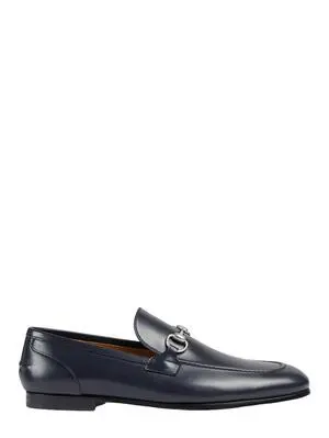 Gucci S Jordaan Leather Loafer Blue