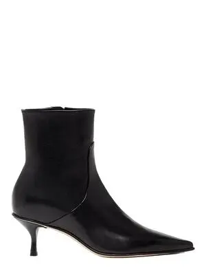SCAROSSO Jamie Pointed-toe Boots - Black