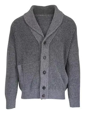 Zegna Shawl-collar Cardigan - Grey