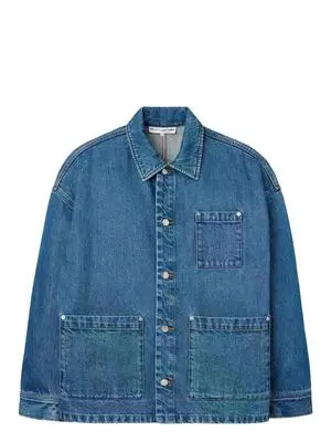 Marc Jacobs Embroidered Denim Jacket - Blue