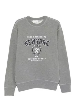 A.p.c. Graphic-print Sweater - Grey